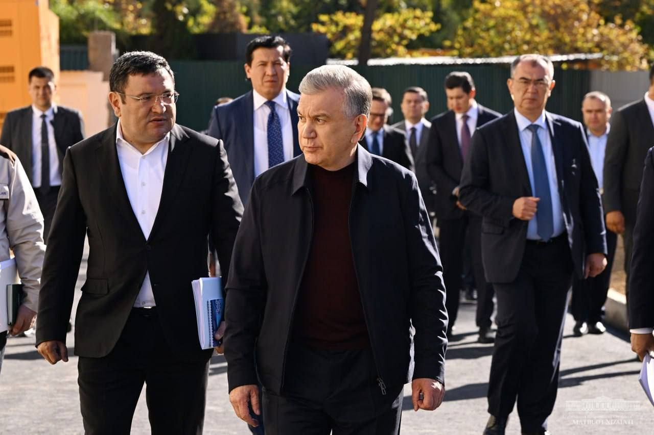 Shavkat Mirziyoyev familiarised himself with the new substation built in Shaykhantakhur district ...