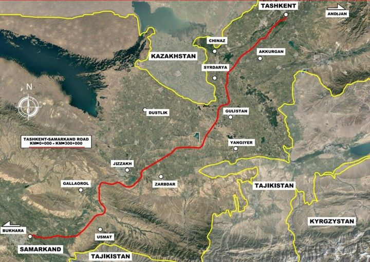 Tashkent-Samarkand toll road construction project developed | Bright ...