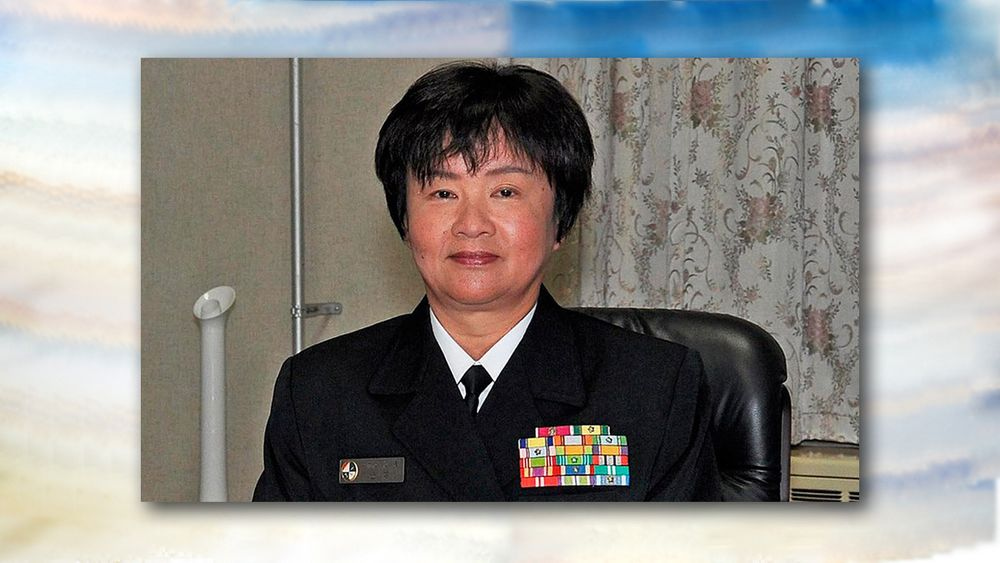 Japan makes its first ever promotion of a woman to the rank of Admiral ...